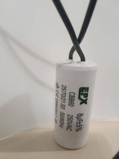Capacitor De Partida Para Motor 8mf Epx 250vac - Capacitor - Magazine Luiza