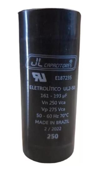 Capacitor Eletrolítico Partida Motores 161/193uf 330v 161-193 µF 50/60 ...