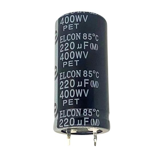 Capacitor Eletrolítico Snap-in 220uf 400v 22x46mm - ELCON - Capacitor - Magazine Luiza