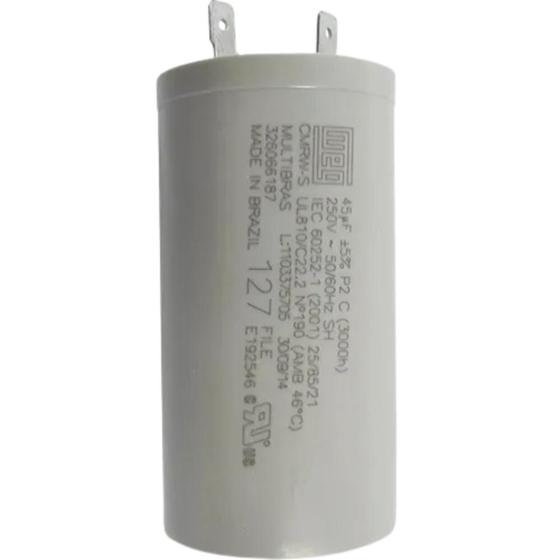 Capacitor Lavadora 35MF 127V Original Electrolux 64189932 - Peças para ...