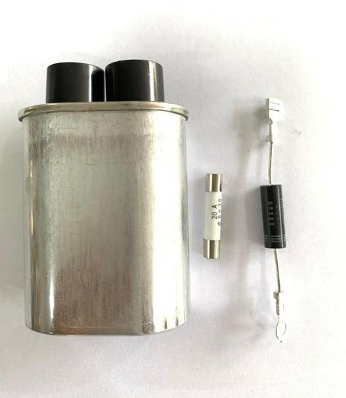 Capacitor Microondas 0,95uf 2100v Com Diodo E Fusível - HV CAPACITOR ...