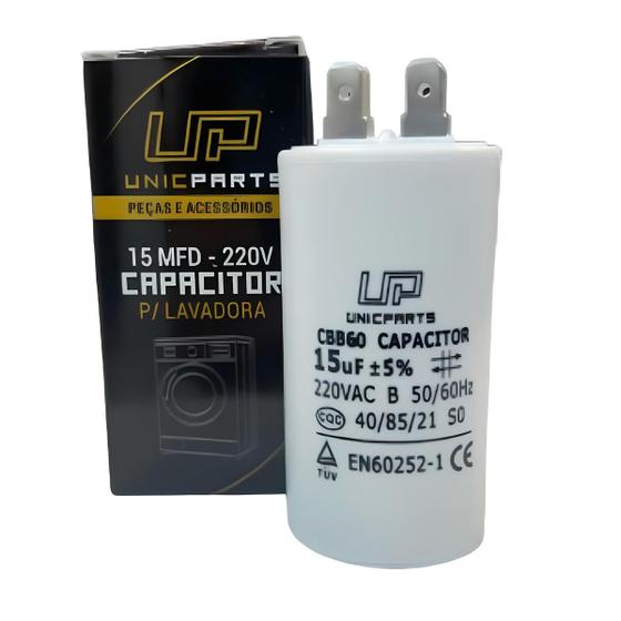 Capacitor Para Lavadora Brastemp Consul Electrolux 15uf 220v - Unic ...