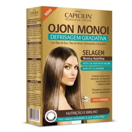 Capicilin Kit Defrisagem Gradativa Selagem Ojon Monoi - Defrizante ...