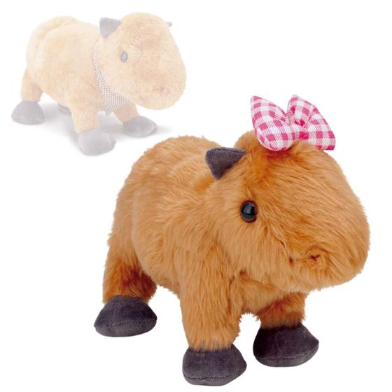 Capivara De Pelúcia Antialérgico Pequena 25cm Bichinho Presente Menino ...