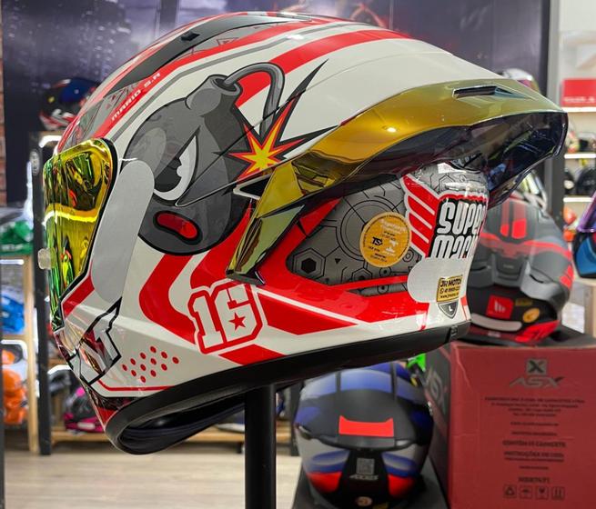 Cappacete KYT TT COURSE SUPER MARIO - Capacete de Moto - Magazine Luiza