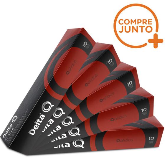 Cápsula de Café Delta Q Qalidus Intensidade 10 - 50 Cápsulas - Cápsula ...