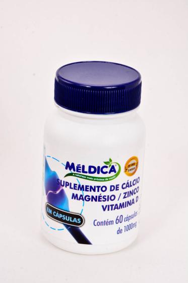 Capsula de Calcio Magnésio ZInco e Vitamina D 1000mg 60 capsulas ...