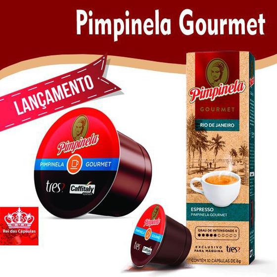 Cápsula Três Corações - Café Pimpinela Rio de Janeiro - Caixa Com 10 ...