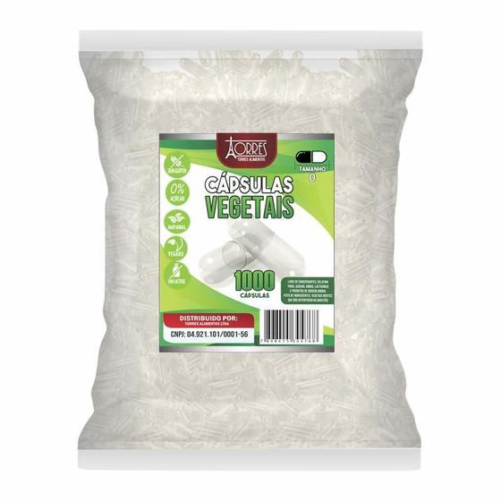 Cápsula Vegetal Vazia N 0 1000 Unidades Transparente - Drcaps - Cápsula ...