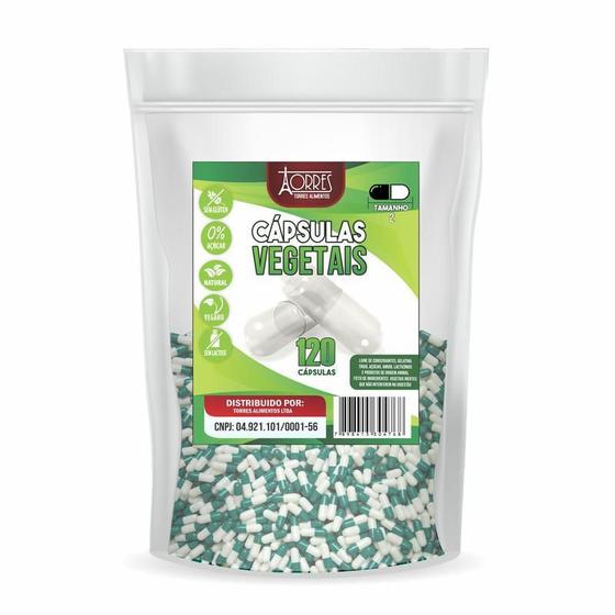 Cápsula Vegetal Vazia N 2 120 Unidades Verde E Branca - Drcaps ...