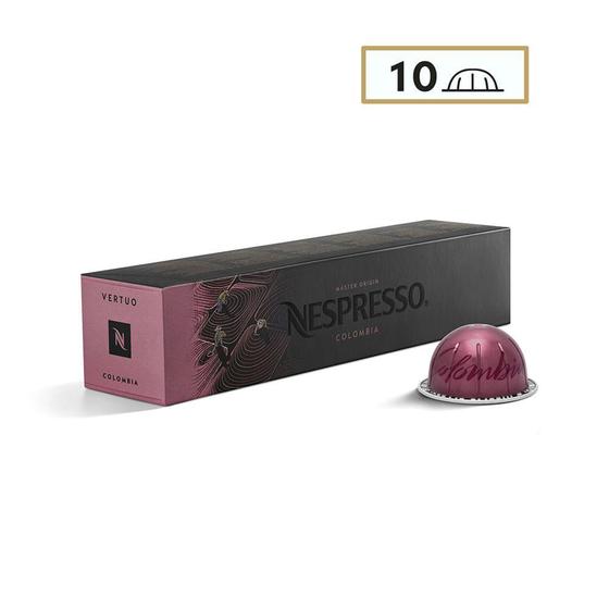 Cápsulas de Café Nespresso Vertuo Colombia - 10 Cápsulas - Cápsula de ...