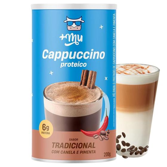 Capuccino Proteico Cremoso Mais Mu Canela e Pimenta 200g - Cappuccino ...