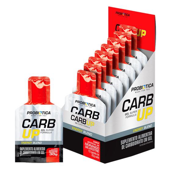 Carb Up Gel Super Fórmula (Escolha seu Sabor) Caixa com 10 Sachês ...