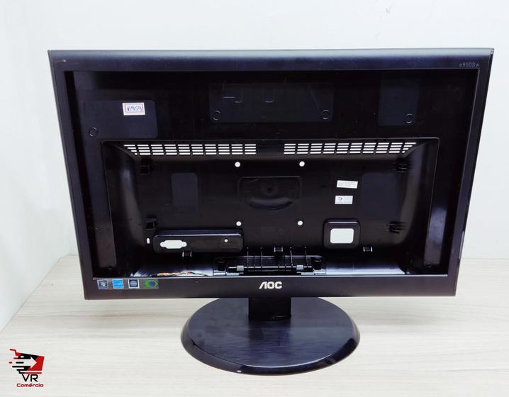 Carcaça monitor aoc e950sw completa com moldura, base e painel de ...