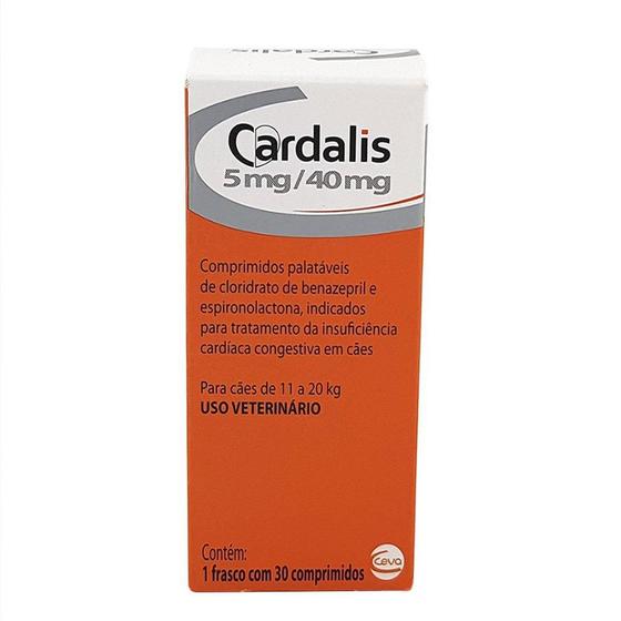 Cardalis Ceva 30 Comprimidos - 5mg/40mg Cães de 11 a 20 Kg - Farmácia ...