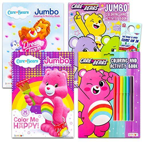 Care Bears Coloring Books Ultimate Set ~ Pacote com 4 Care Bears Livros ...
