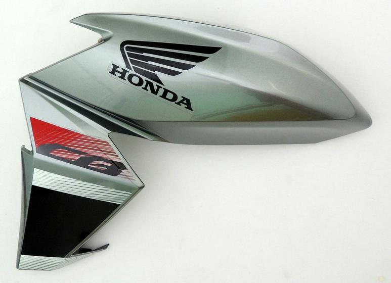 Carenagem Esquerda Do Tanque Cb 250f Twister Prata 2018 Honda