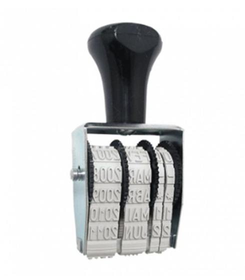 Carimbo Datador 5mm - Giratório Manual - Data Kanji - Datador Manual ...