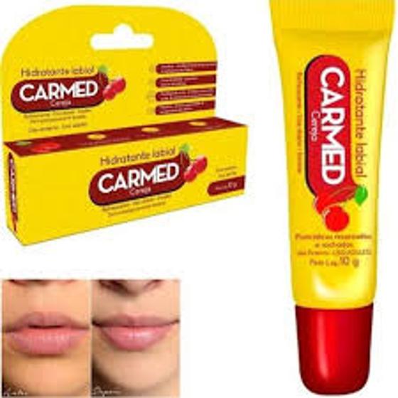 Carmed Hidratante labial Diário sabor cereja Cimed 10g - Hidratante Labial - Magazine Luiza
