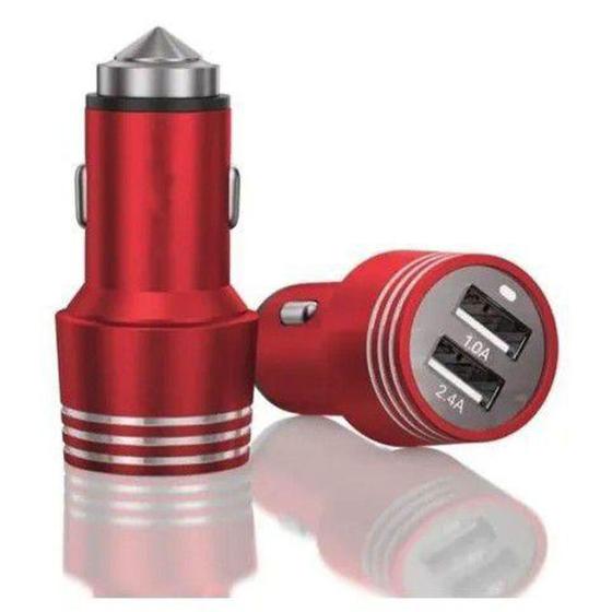 Carregador Celular Veicular Carro Fonte 2 Usb Turbo Rápido envio rapido ...