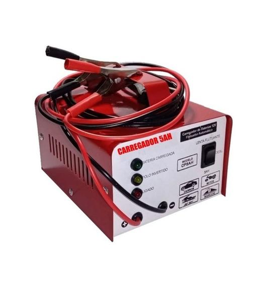 Carregador De Bateria Automotivo Cf5 Inteligente 5 amperes 12v , carro , moto - trafotron ...