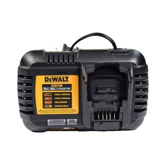 Carregador De Baterias 12v 20v 60v Max Dcb1106 B2 Dewalt - Fonte de ...