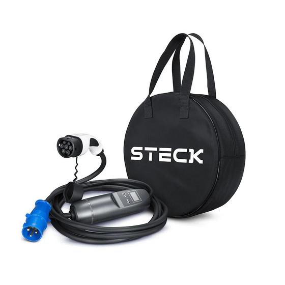 Carregador de Carros Elétricos Steck 220V 32A 7KW IP65 - Carregador ...