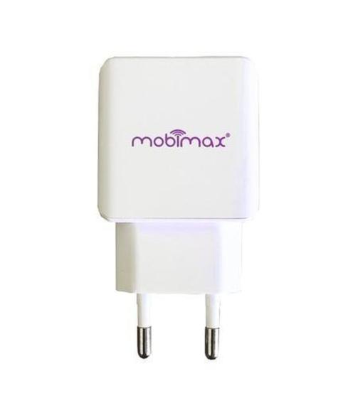 Carregador de Parede 2.1 Amper com Duas Entradas Usb - Branco - Mobimax - Módulo de Tomada ...