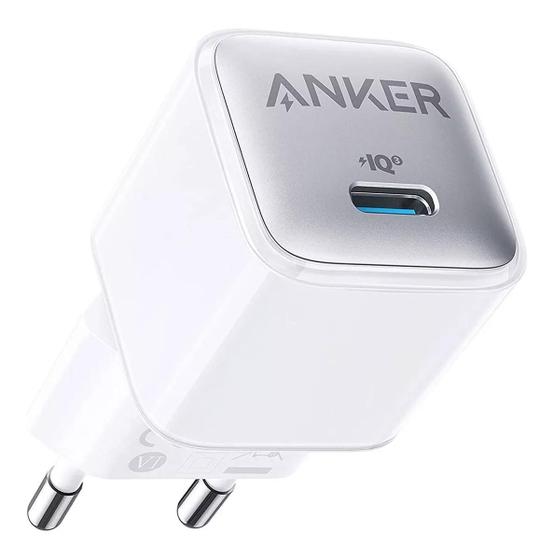 Carregador de Parede USB-C GAN 20w Anker 511 Nano Turbo Branco ...