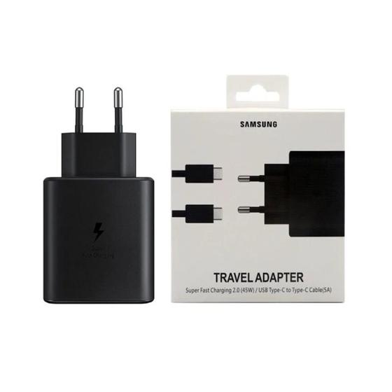 Carregador Original Samsung Super Fast Charging 45W USB-C - Carregador de Parede para Celular ...
