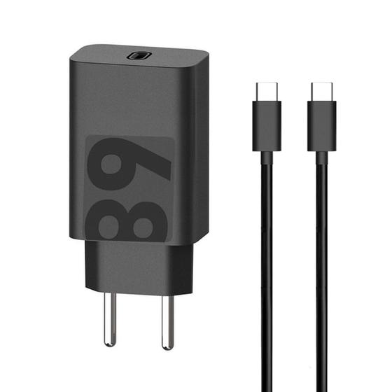 Carregador para celular com cabo Tipo C, 68w turbo de qualidade - Turbo ...