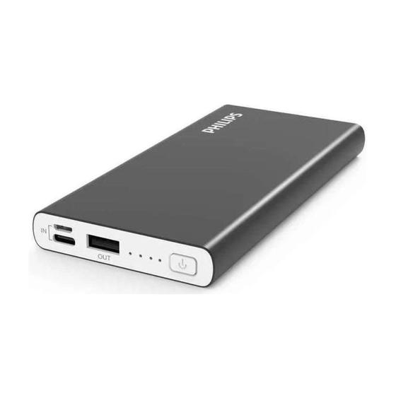 Carregador Portátil Turbo Powerbank Philips Dlp6710 10000mah ...