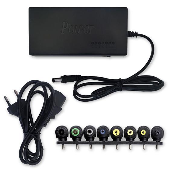 Carregador Universal Portátil Para Notebook Power Adapter My-120w ...