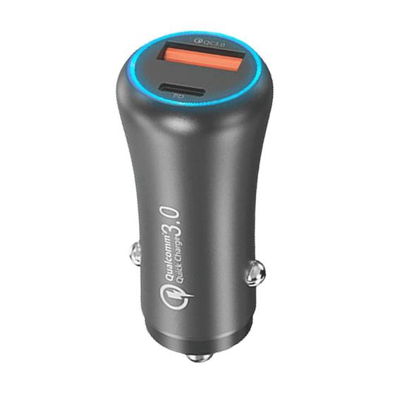 Carregador Veicular Turbo Usb/usb-c 20w Hrebos Anatel - Acessórios para ...