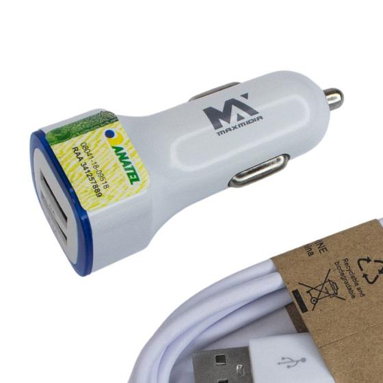 Carregador Veicular USB MAX-630CAR - MaxMídia - Carregador Veicular ...