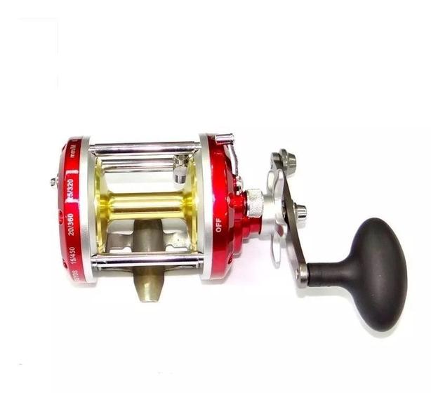 Carretilha Perfil Alto Ottoni Pesca Extra Pesada Jj500 25kg ...