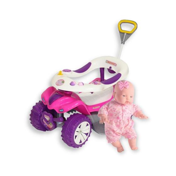 Carrinho Andador Infantil Sofy Car Style com Boneca Ki Fofa Frases ...