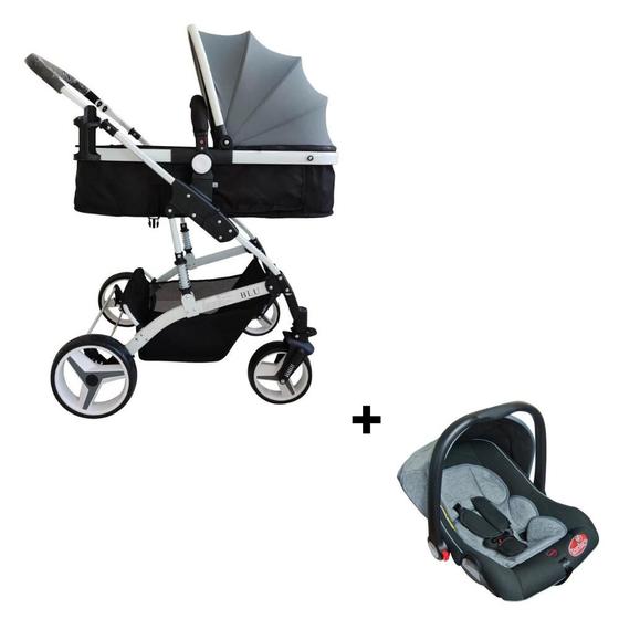 Carrinho de Bebê Multifuncional + Bebê Conforto Dardara - Carrinho com ...