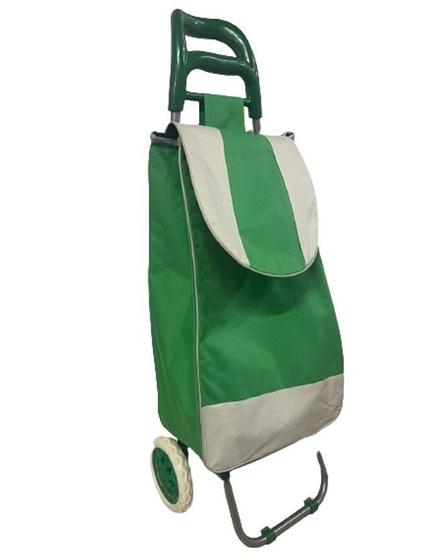 Carrinho De Compras Feira Dobrável C/ Rodas Suporta 25kg - Clink ...