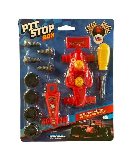 Carrinho de Corrida Monta e Desmonta Brinquedo Pit Stop Box - Paki Toys - Carrinho de Brinquedo ...