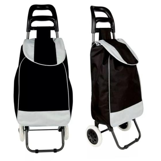 Carrinho De Feira Supermercado Compras Multiuso Dobrável Suporta 30 Kg ...