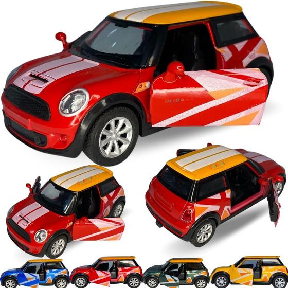 Carrinho De Ferro Miniatura Mini Cooper Abre As Portas - Europio ...