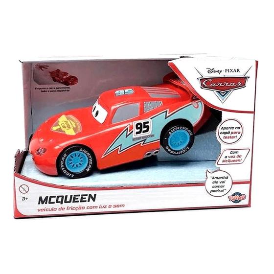 Carrinho de Friccao Relampago Mcqueen Luz E Som Raio Azul - TOYNG ...