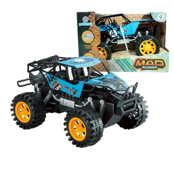 Carrinho De Trilha Mad Runner Polibrinq - Carrinho de Brinquedo ...