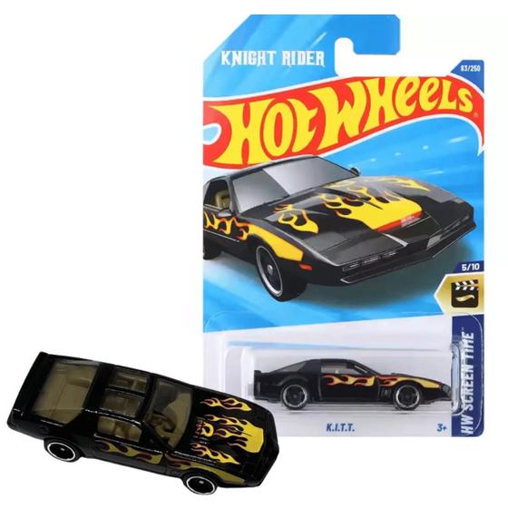 Carrinho Hot Wheels KITT Knight Rider Preto HYX27 - Mattel - Carrinho ...