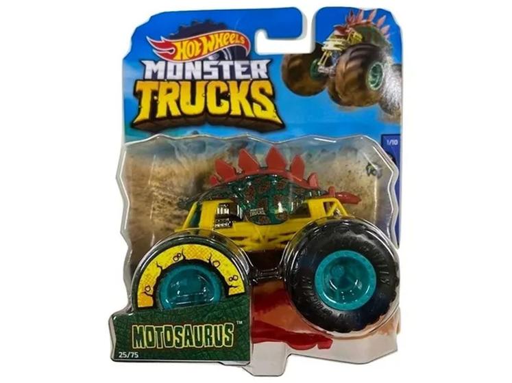 Carrinho Hot Wheels Monster Truck Motosaurus Mattel FYJ44 - Carrinho de Brinquedo - Magazine Luiza