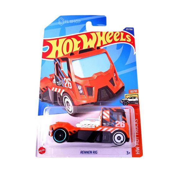 Carrinho Hot Wheels Rennen Rig Hot Trucks 2022 - Mattel - Carrinho de Brinquedo - Magazine Luiza