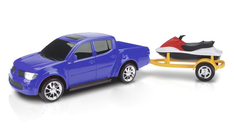 Carrinho Infantil Pick-up Rx Sport + Jet Ski - Roma - Roma Brinquedos ...