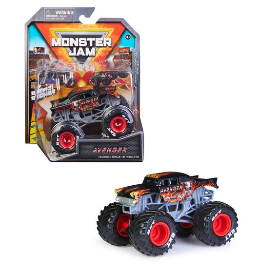 Carrinho Monstro Avenger Monster Jam Escala 1/64 Coleção - Sunny ...