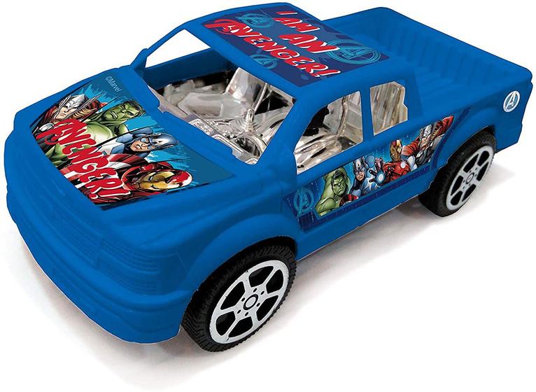 Carro Carrinho de Brinquedo Pick-up a Friccao Vingadores - Etitoys ...